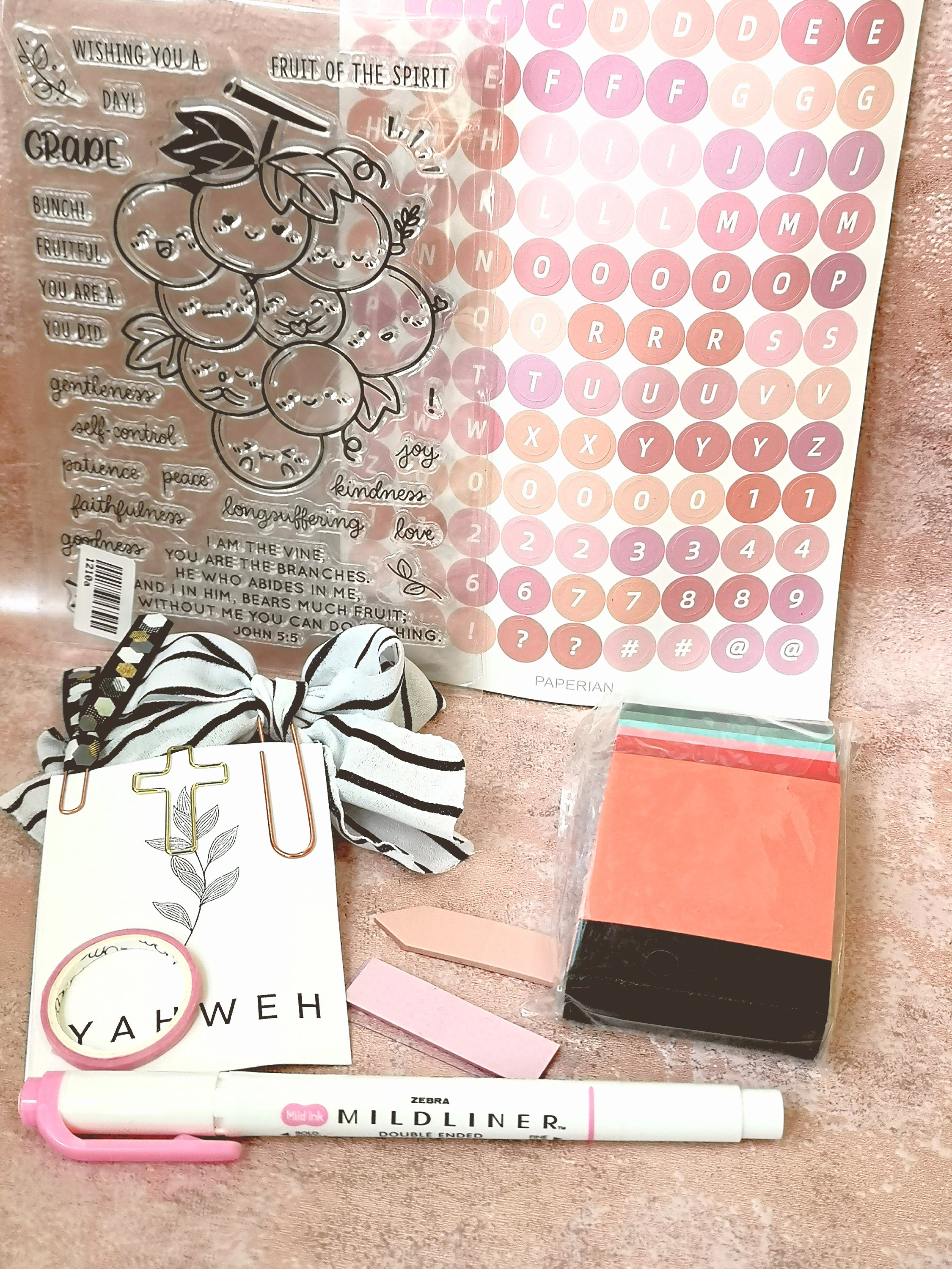 Bible Journaling Pack +stamping Kit!- Christian Gift, Bible Study ...