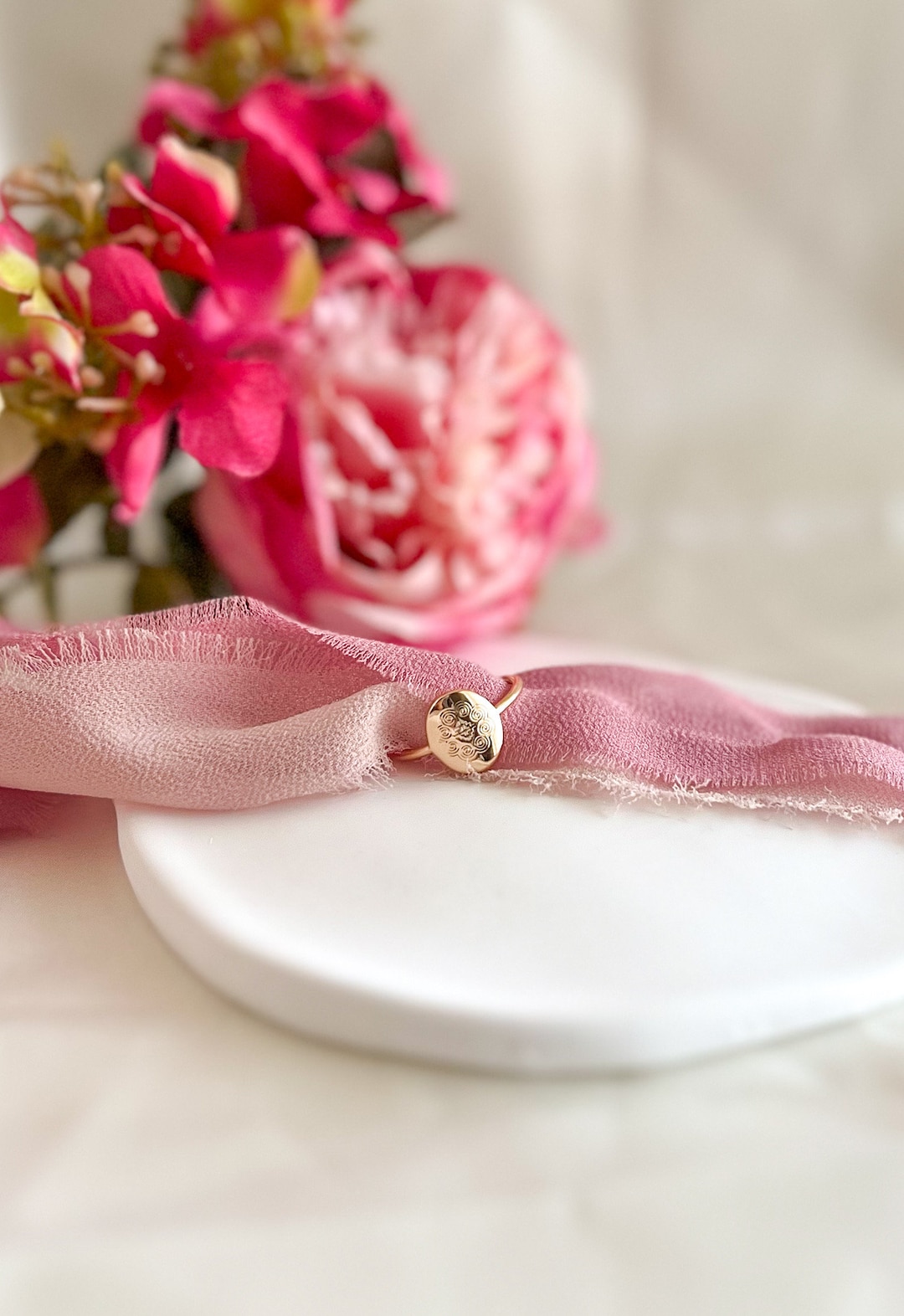 Hmong Inspired Signet Ring, Hmong Motif, Paj Ntaub & Ram Ring, Gold ...