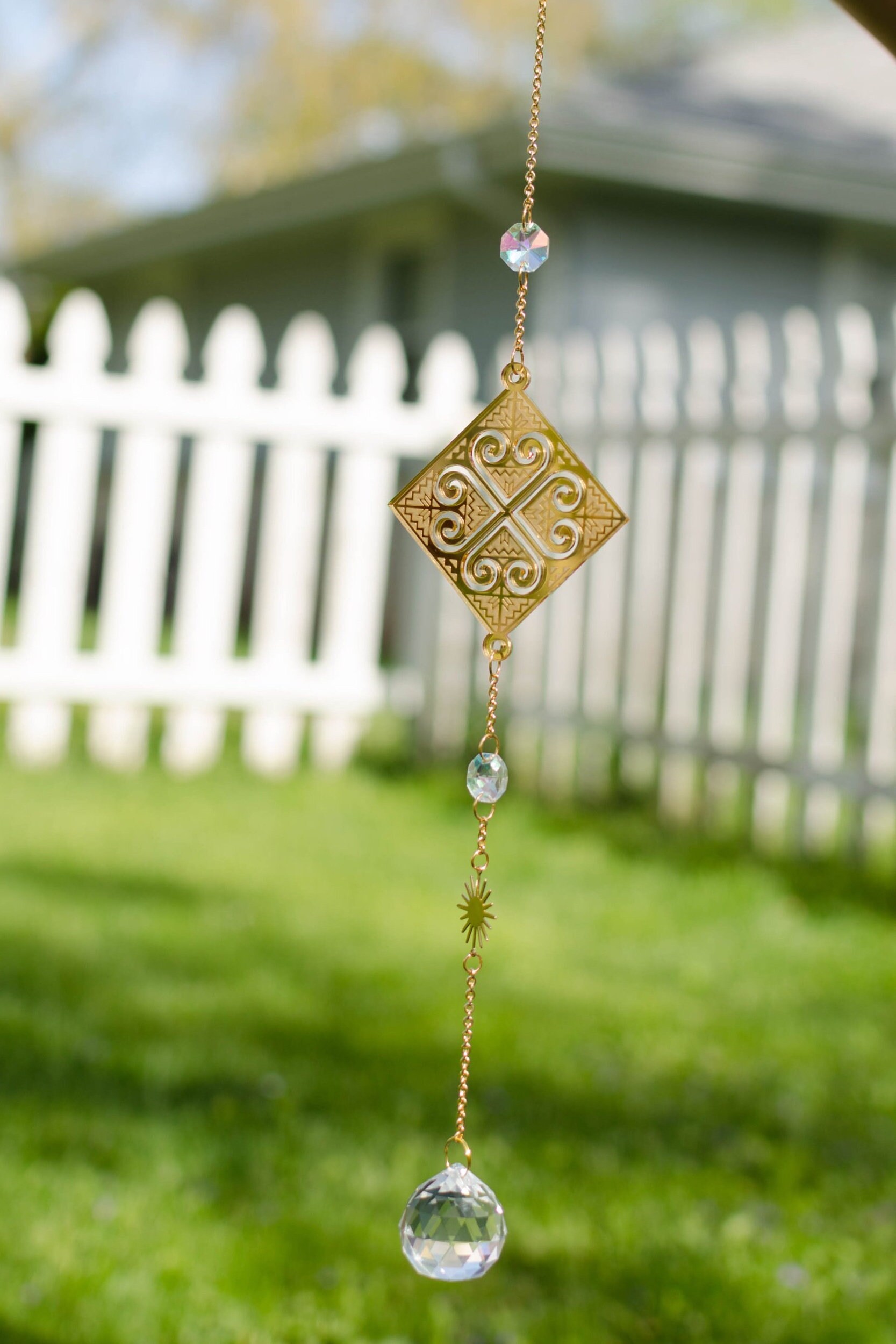 Hmong Inspired Sun Catchers, Acrylic Hmong Motif Sun Catcher, Glass - Etsy