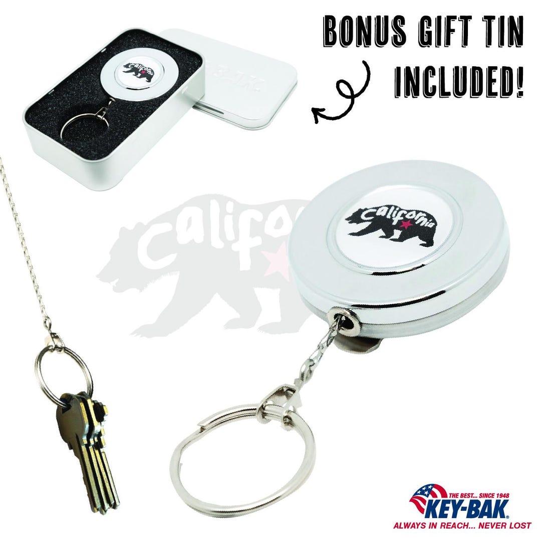 California Bear Original Retractor Special Edition Key Reel in Gift Tin ...