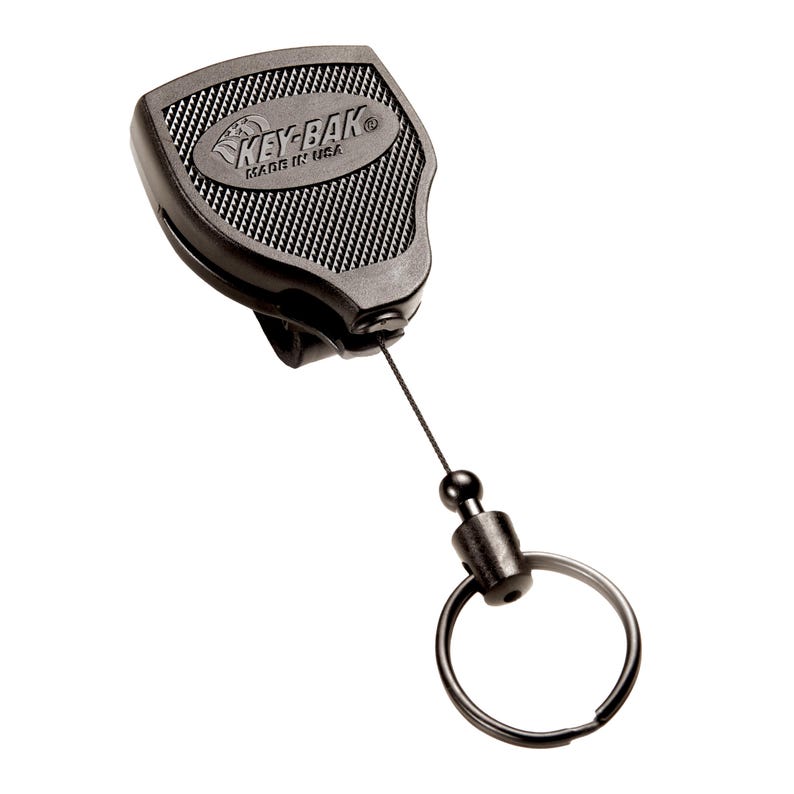 SUPER48 (leather Duty Belt Loop) Heavy Duty Self-retracting Key Reel ...