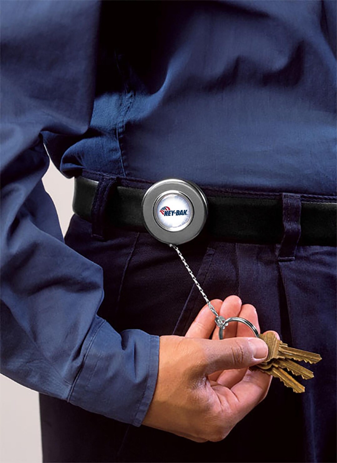 The Original Key Reel Industrial Retractor - Stainless Steel Chain 24 ...