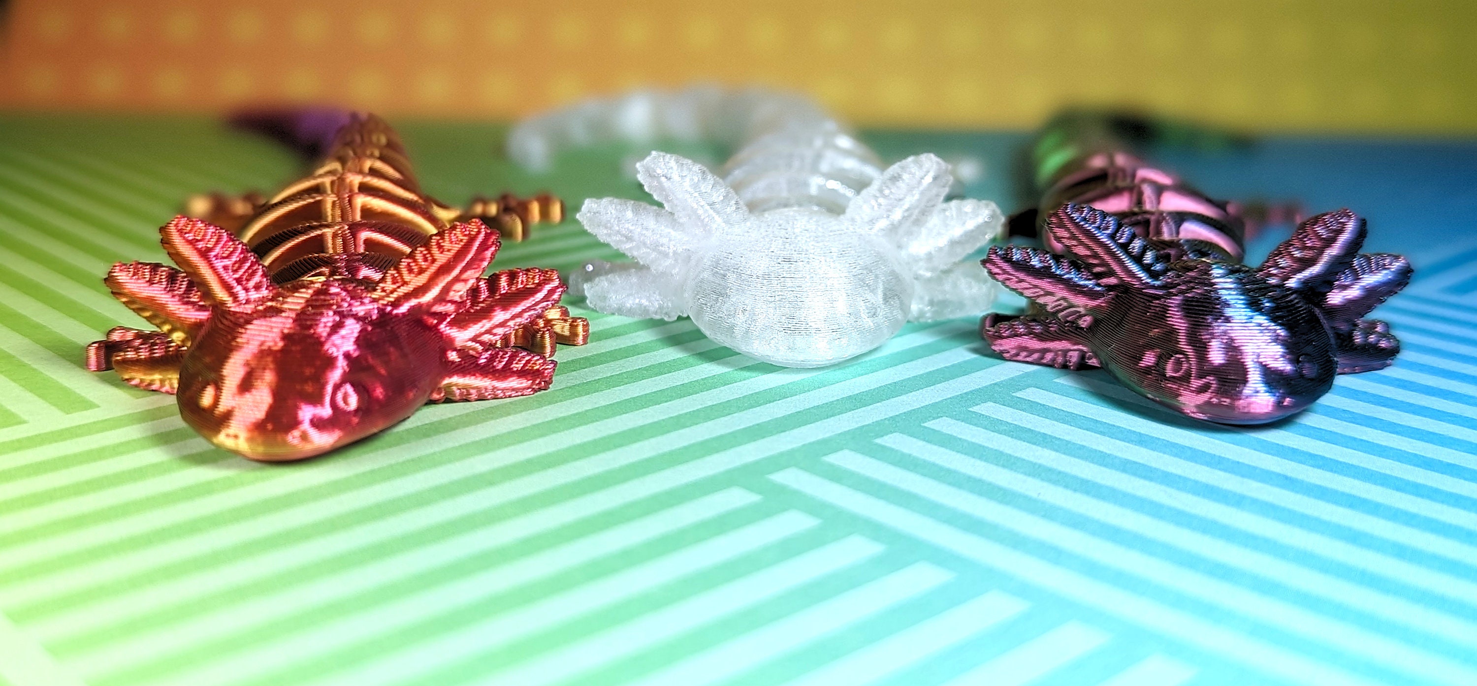 Articulated Axolotl Sensory Fidget Toy 200MM 3D Printed - Etsy Canada