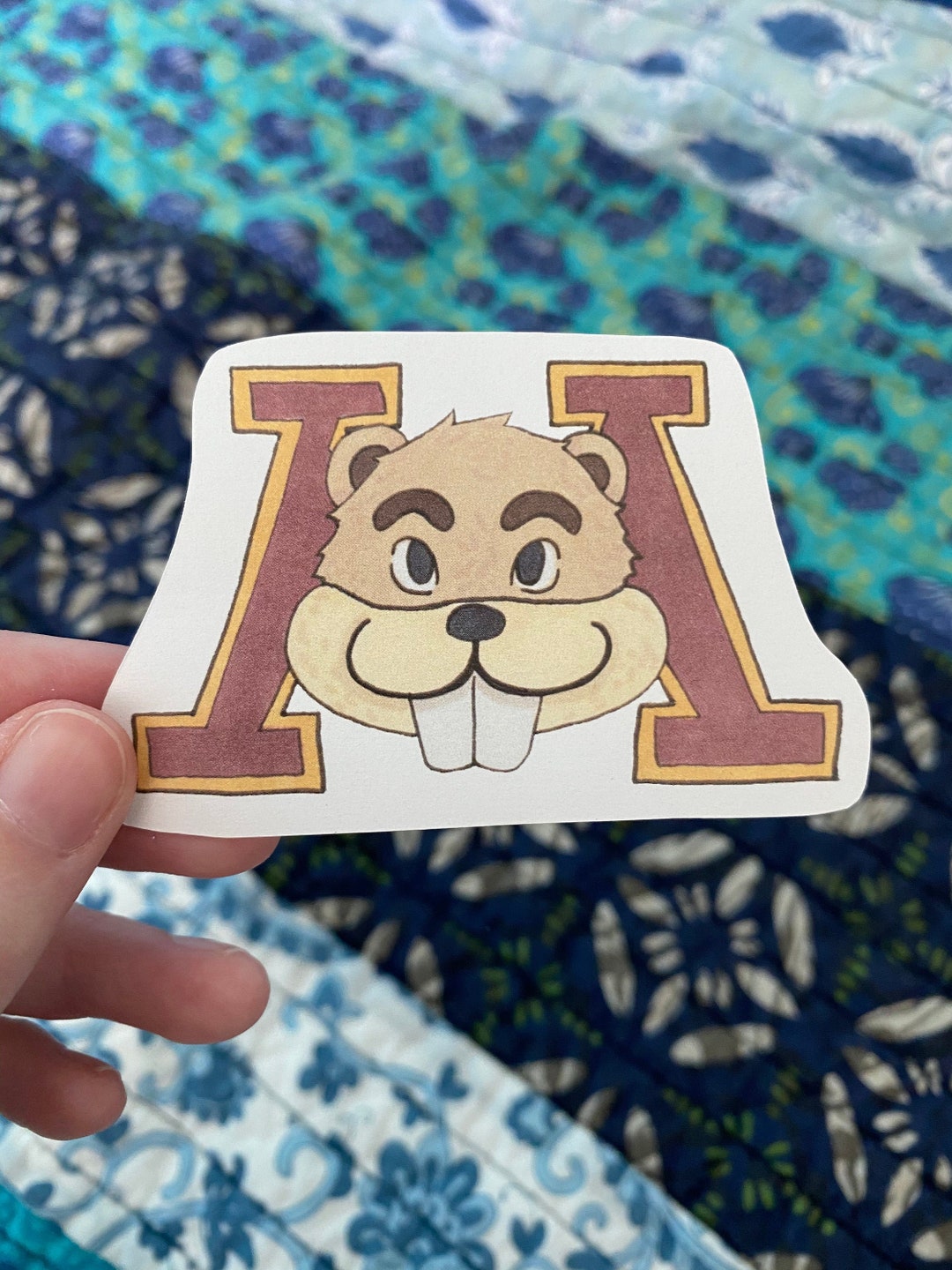 Goldy Gopher Sticker - Etsy