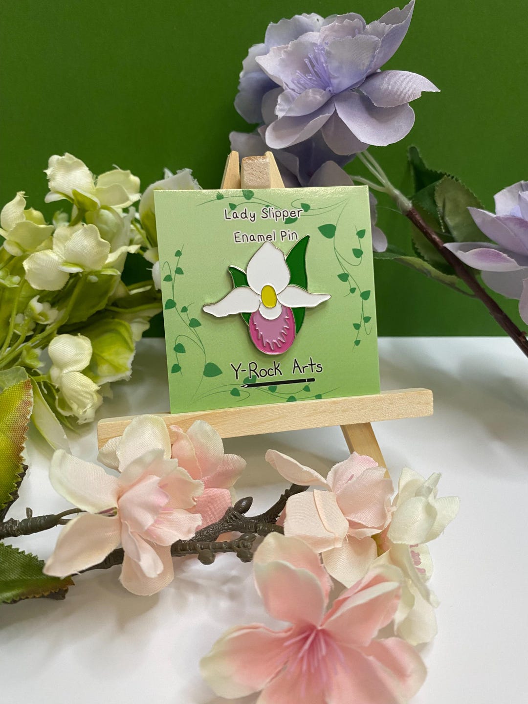 Lady Slipper Enamel Pin - Etsy