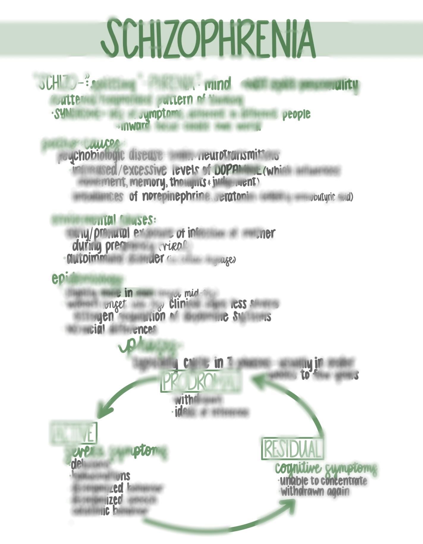 Schizophrenia-comprehensive Nursing Guide: Pathophysiology, Phases ...