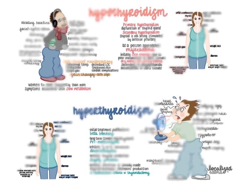 THYROID DISEASES: Comprehensive Nursing Guide to Hyper+hypothyroidism ...