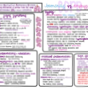 COPD~ Bronchitis (blue Bloaters) Vs. Emphysema (pink Puffers) Nursing ...