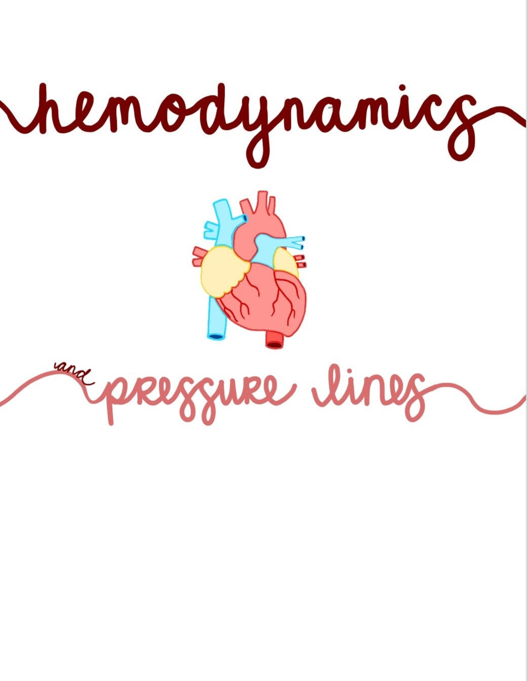 Hemodynamics & Pressure Lines - Nursing Notes and Reference Guide - Etsy