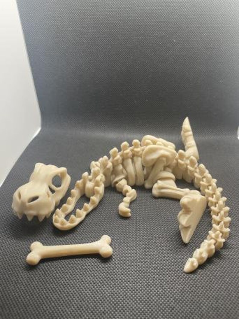 3D Printed T-rex Skeleton Toy - Etsy Australia
