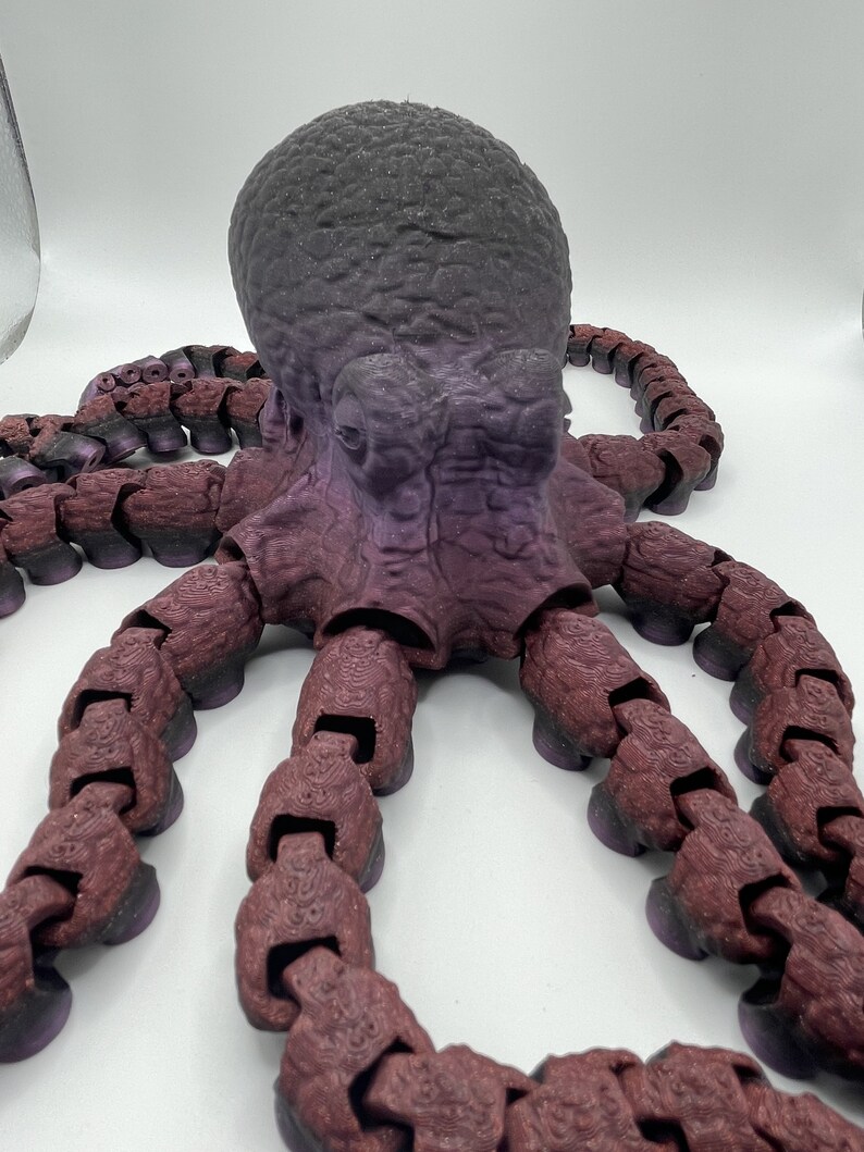 Giant Articulated Octopus 3D Print model by Mcgybeer - Etsy
