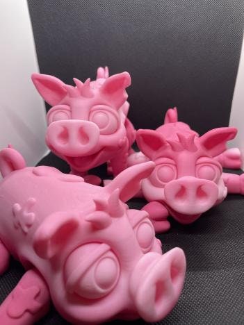 3D Printed Pig Farm Animal - Etsy