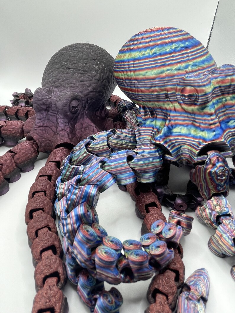 Giant Articulated Octopus 3D Print model by Mcgybeer - Etsy