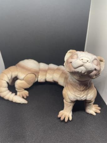 Articulated 3D Printed Ferret Model by Mattmiremakes - Etsy