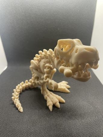 3D Printed T-rex Skeleton Toy - Etsy Australia