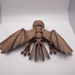 3D Printed Barn Owl Articulated Print Toy Sculpture - Etsy