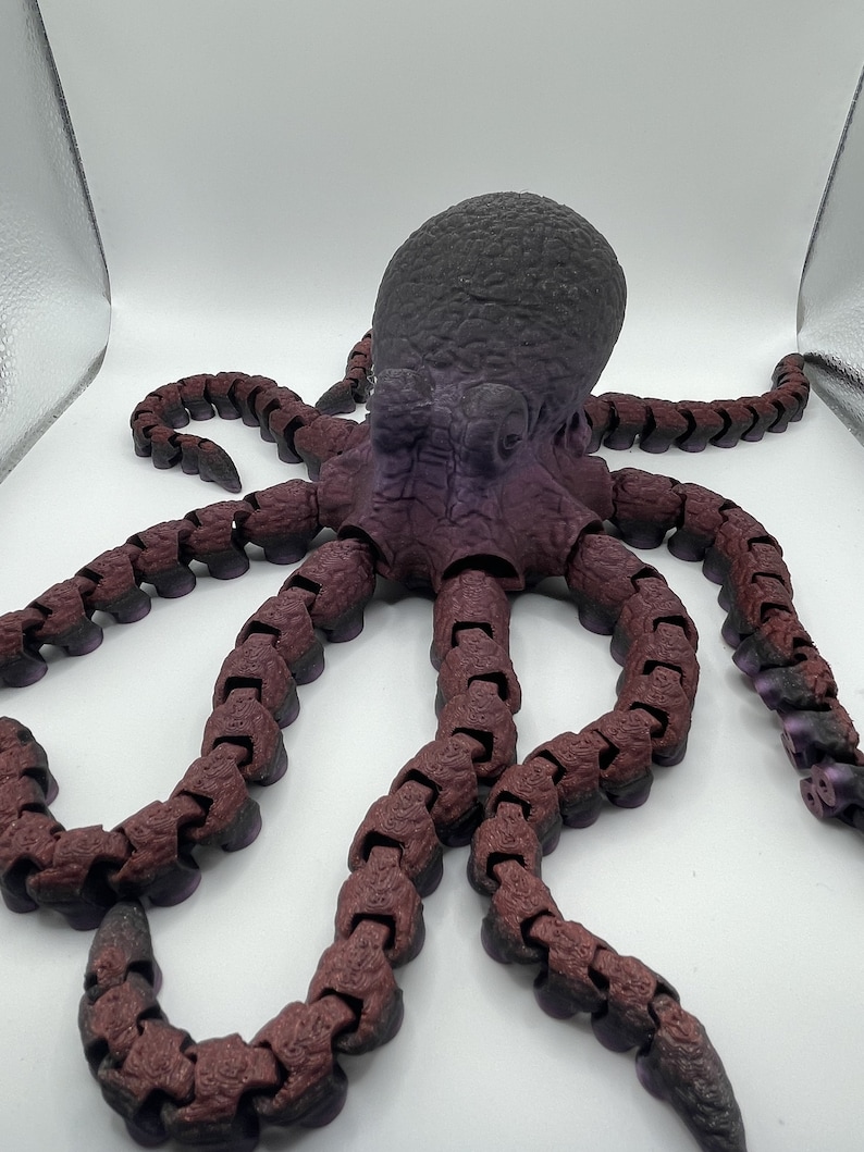 Giant Articulated Octopus 3D Print model by Mcgybeer - Etsy
