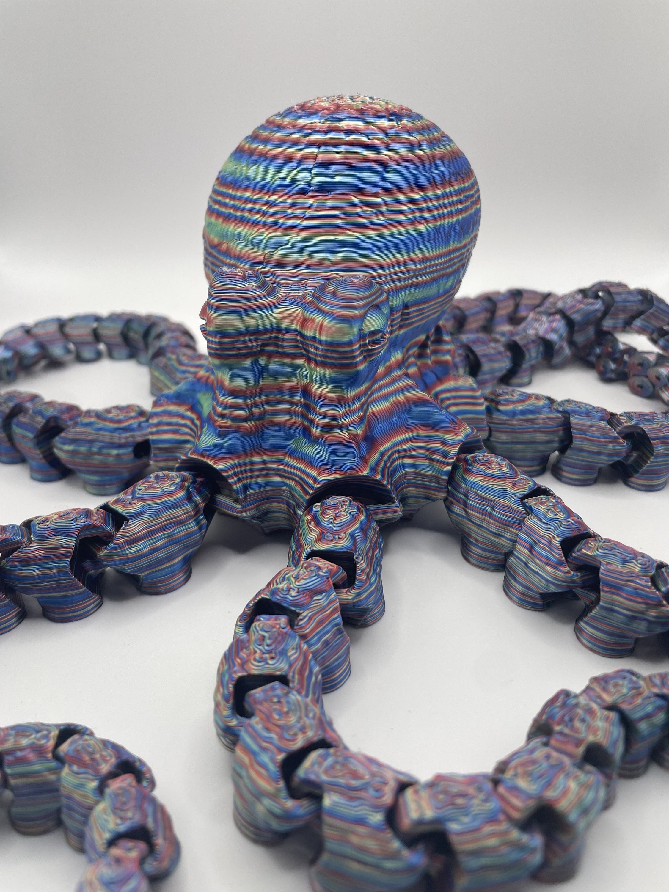 Giant Articulated Octopus 3D Print model by Mcgybeer - Etsy