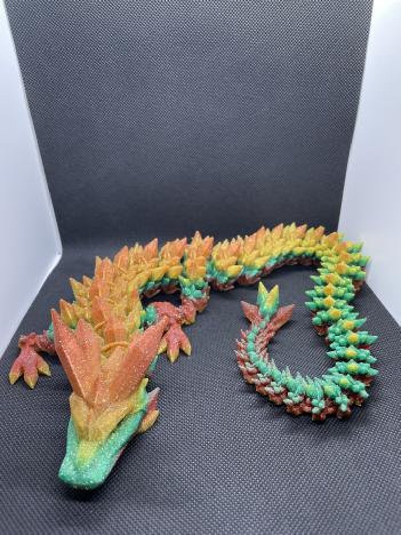 Crystal Dragon by Cinderwing 3D tiktok Dragon - Etsy