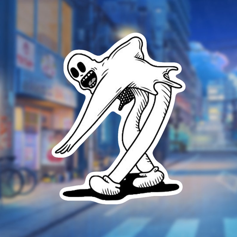 Koko the Clown Ghost Sticker - Etsy