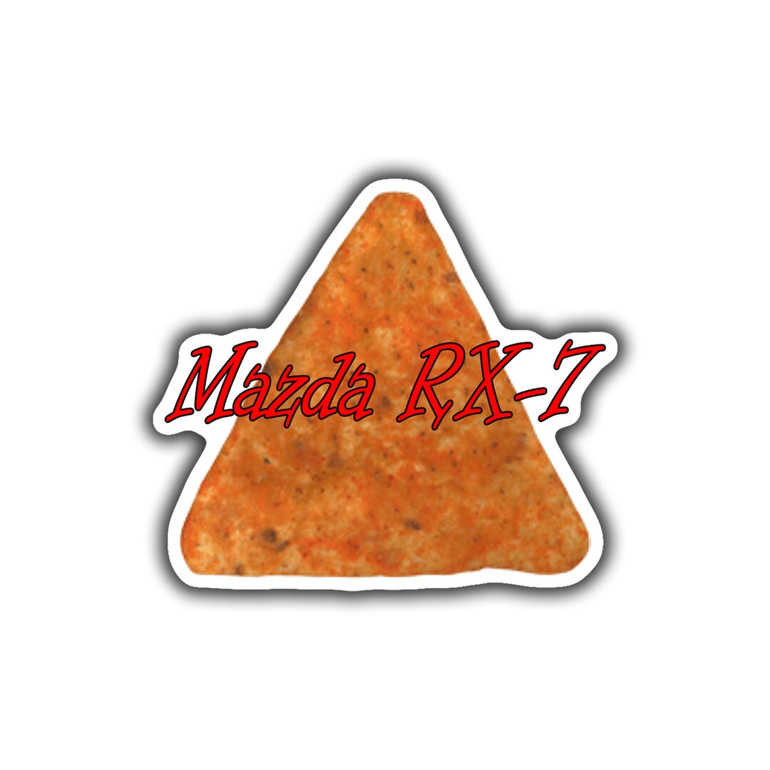 Mazda RX-7 Dorito Sticker - Etsy