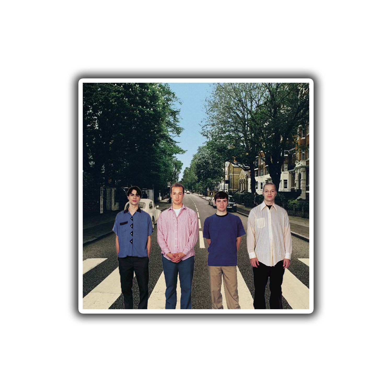 Weezer Abbey Road Sticker - Etsy