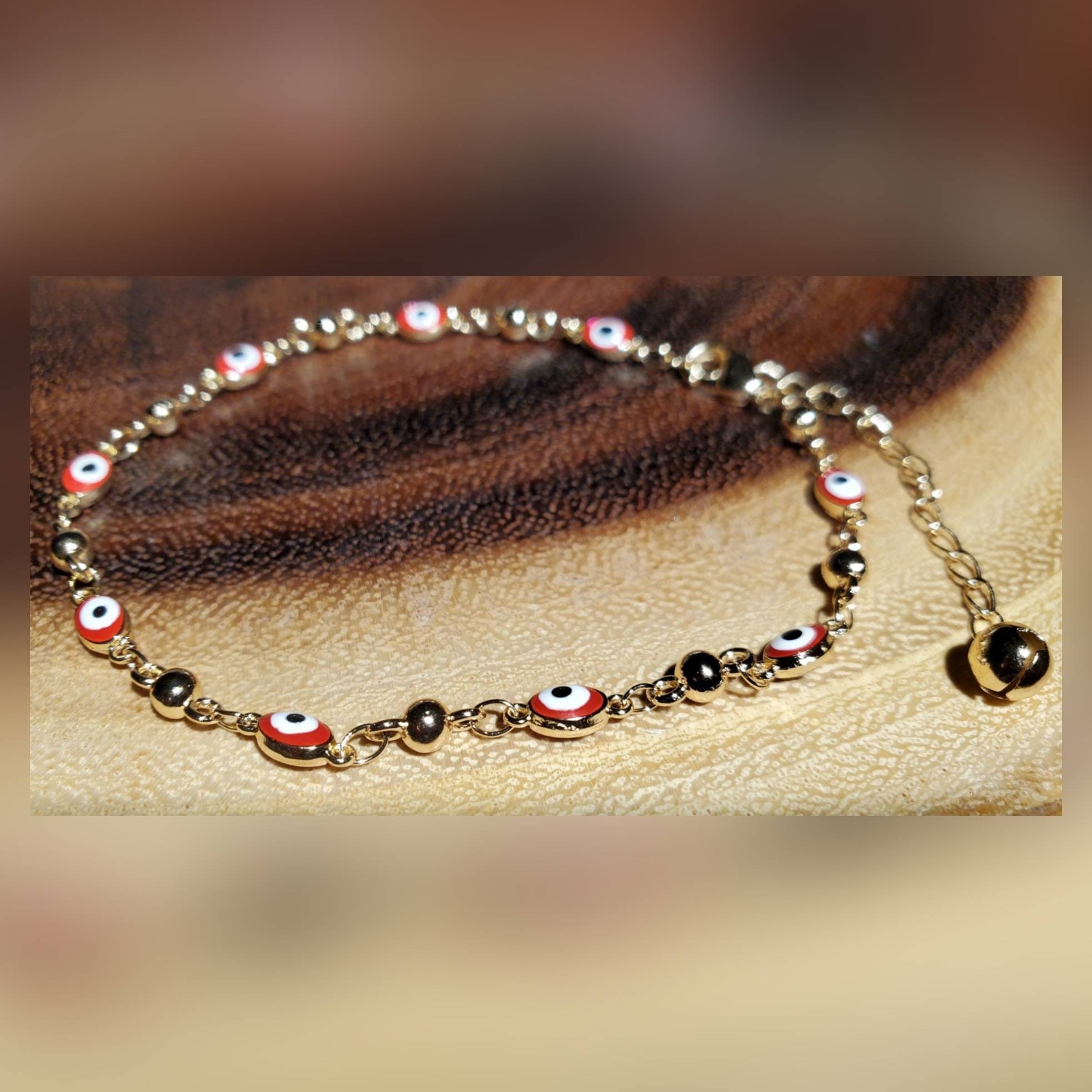 Mal De Ojo Bracelet, Red Mal De Ojo Bracelet, Handmade Red Bracelet ...