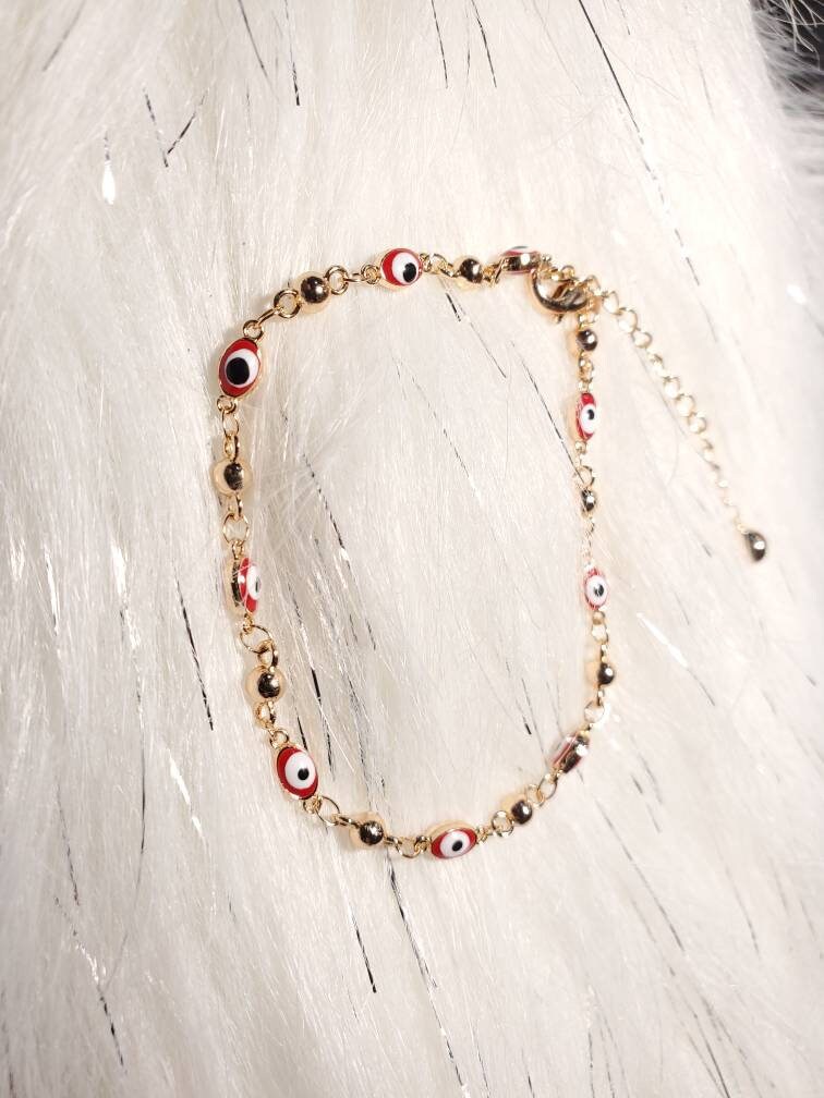 Mal De Ojo Bracelet Red Mal De Ojo Bracelet Handmade Red - Etsy