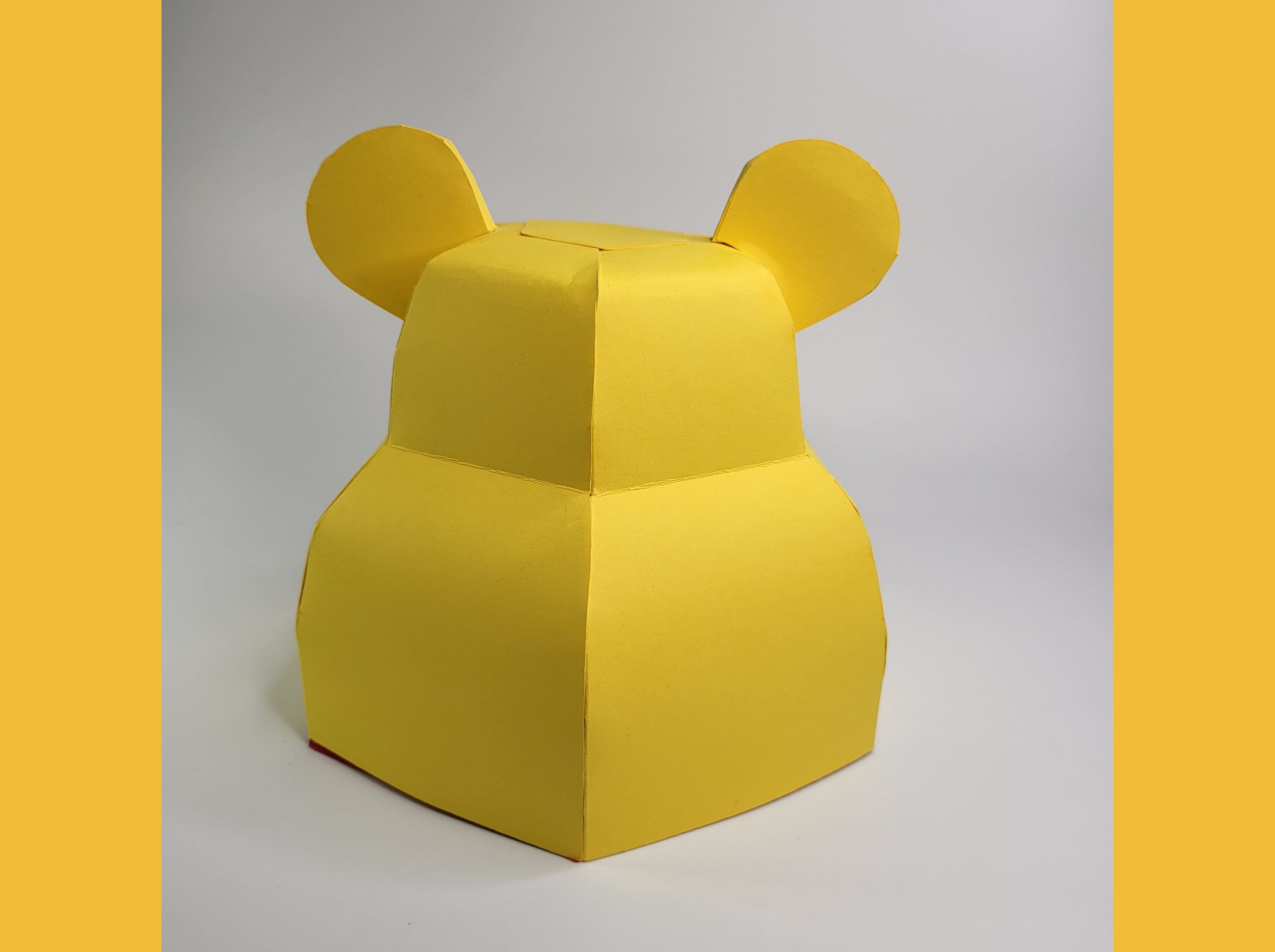 3D Yellow Bear Box SVG/ PNG Digital Download File. Assembly ...