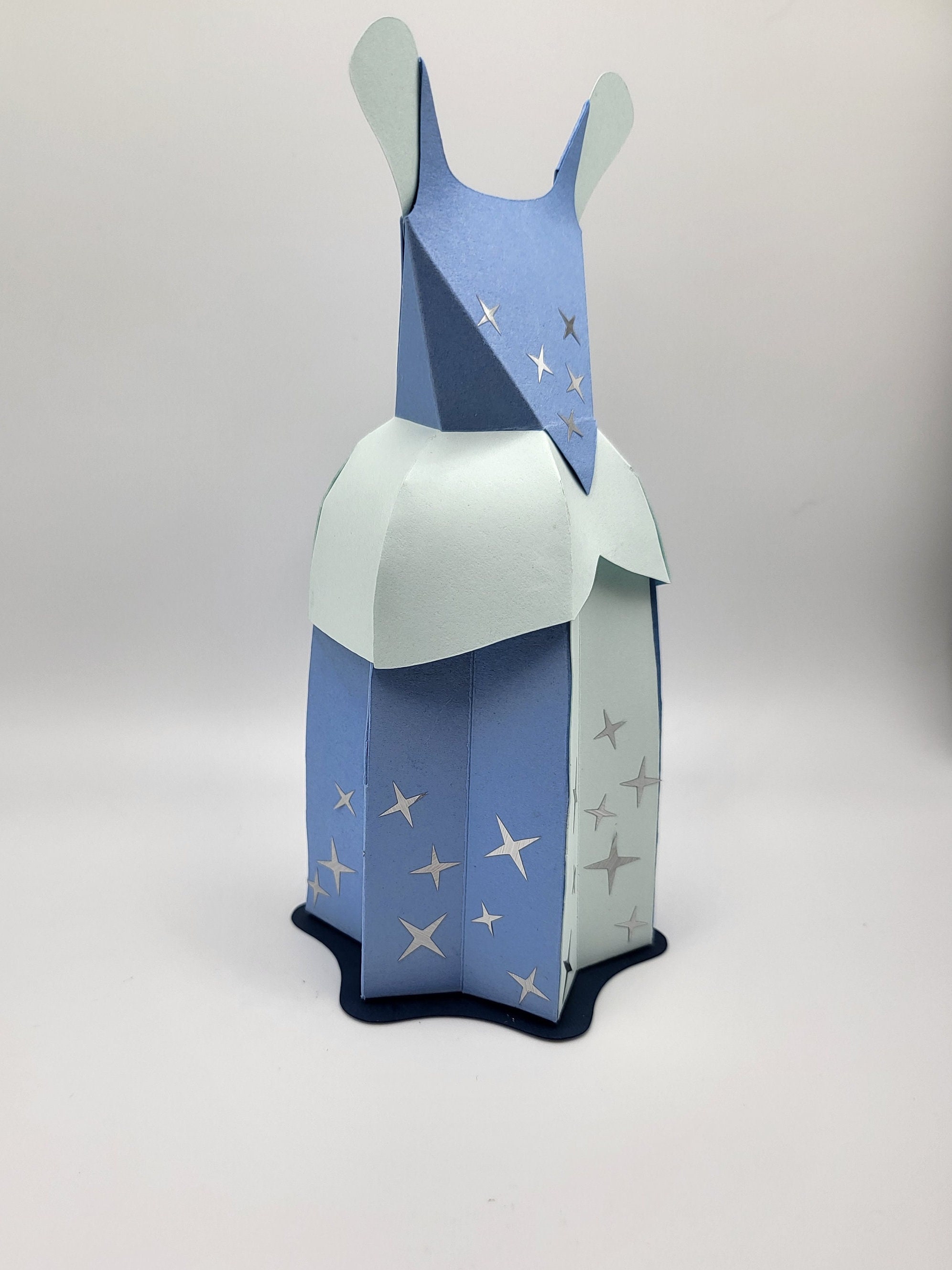 3D Enchanting Princess Gown Box SVG & PNG for Cutting Machine DIY Gift ...