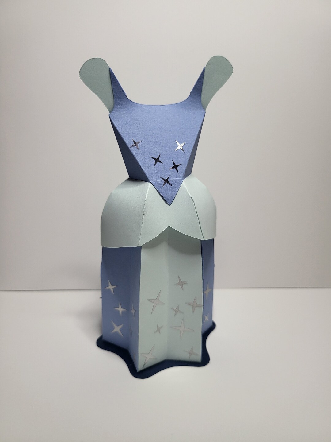 3D Enchanting Princess Gown Box SVG & PNG for Cutting Machine DIY Gift ...