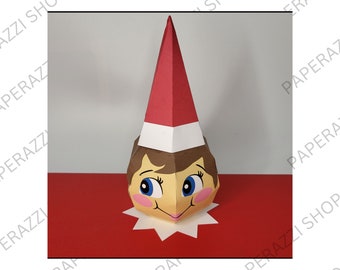 3d Papercraft Elf on a Shelf - Etsy