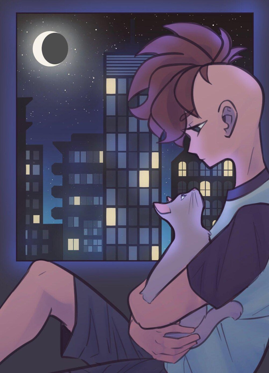 Inazuma Eleven Fudou Cat City Print - Etsy