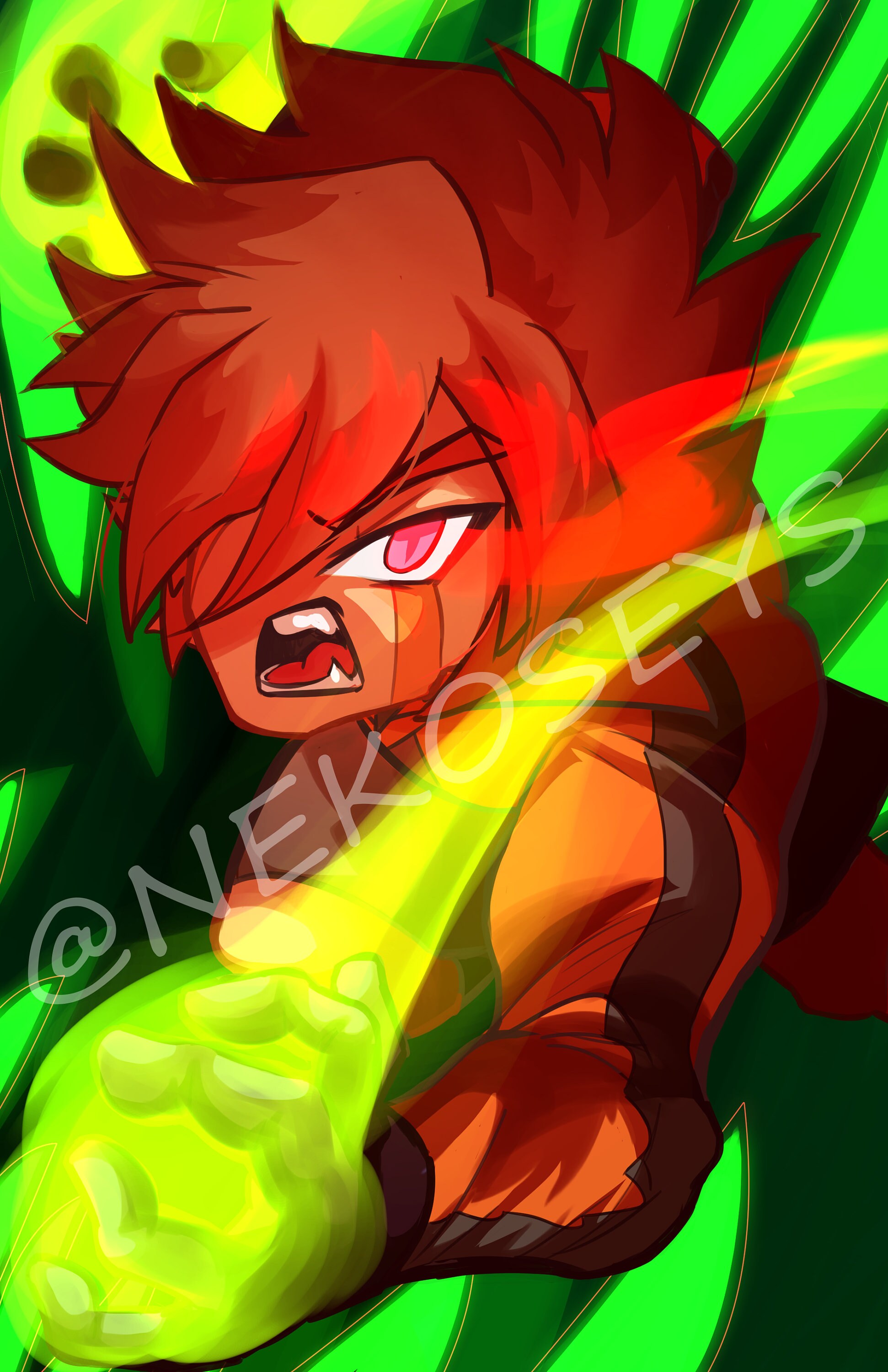 Genda Beast Fang Poster - Etsy