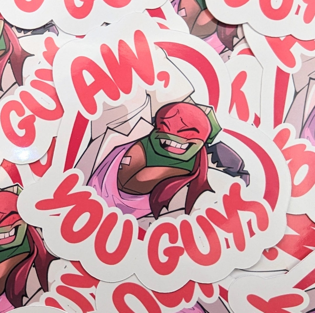 ROTTMNT Raphael Sticker - Etsy