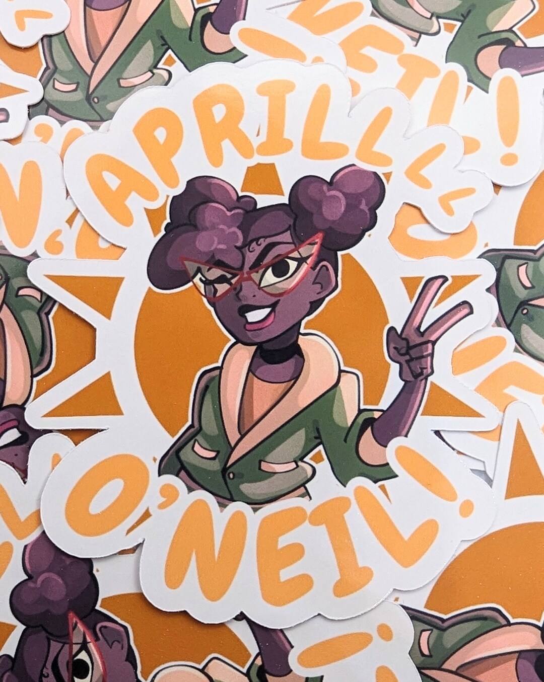 ROTTMNT April Sticker - Etsy