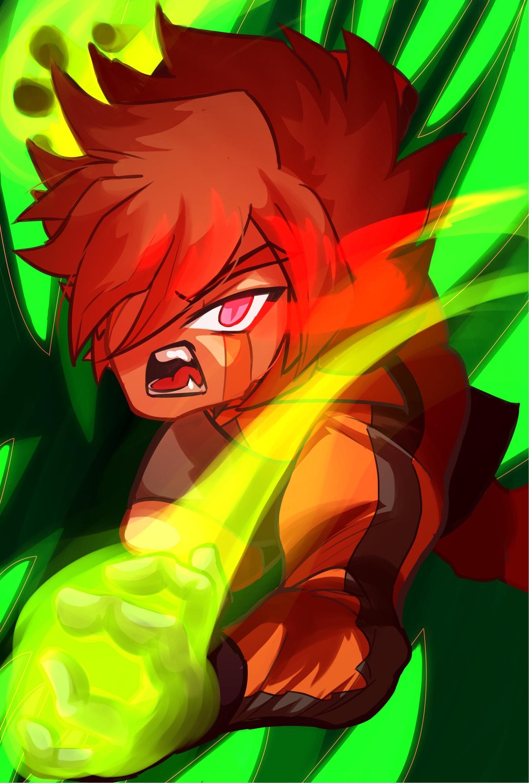 Genda Beast Fang Poster - Etsy