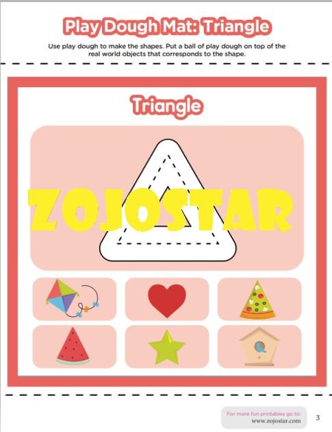 Playdough Shapes - Etsy