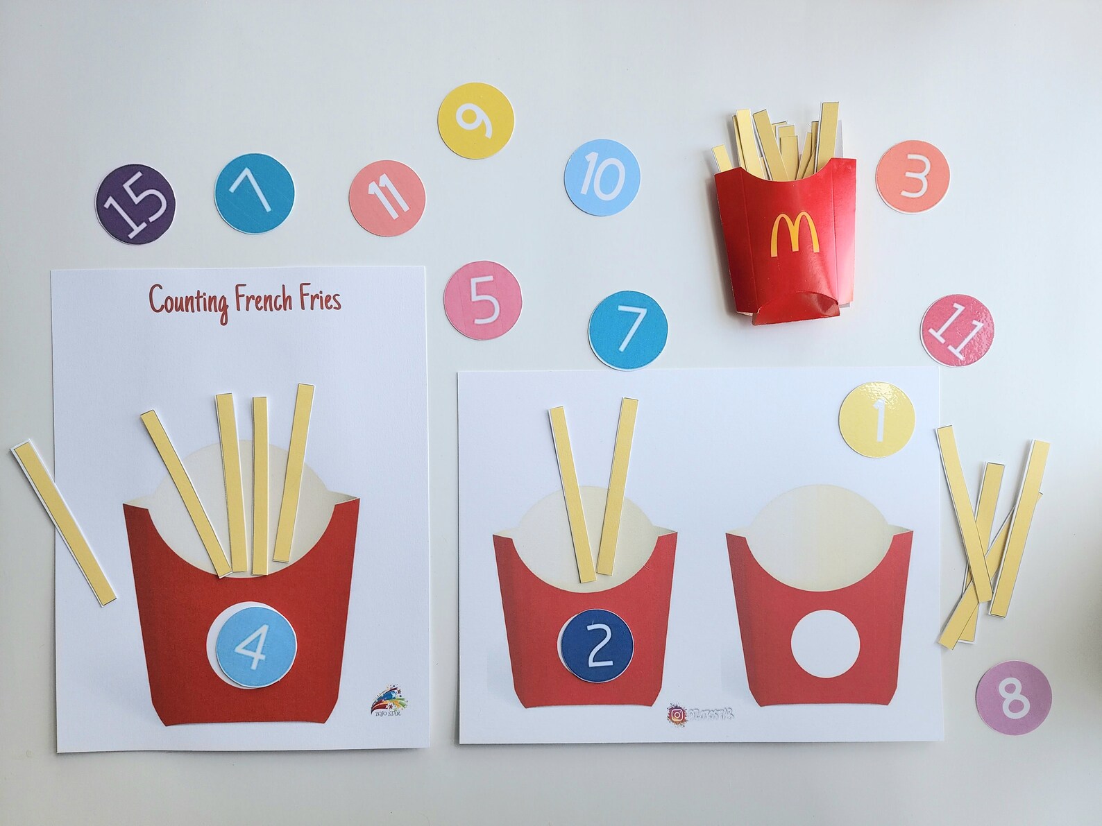 Counting French Fries - Etsy