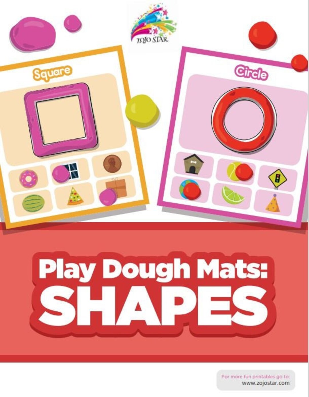 Playdough Shapes - Etsy
