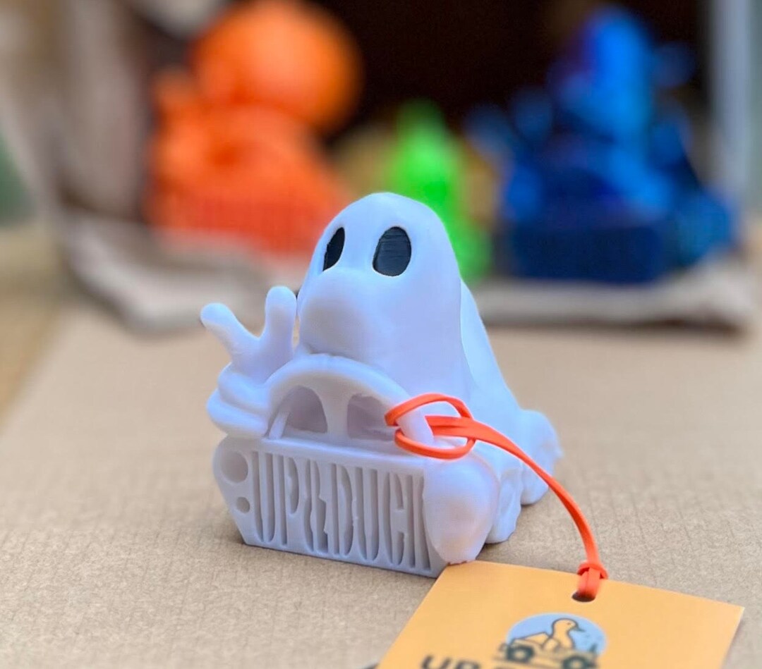 Ghost Duck Figurine - Playful Halloween Duck for Duck Ducking Game ...