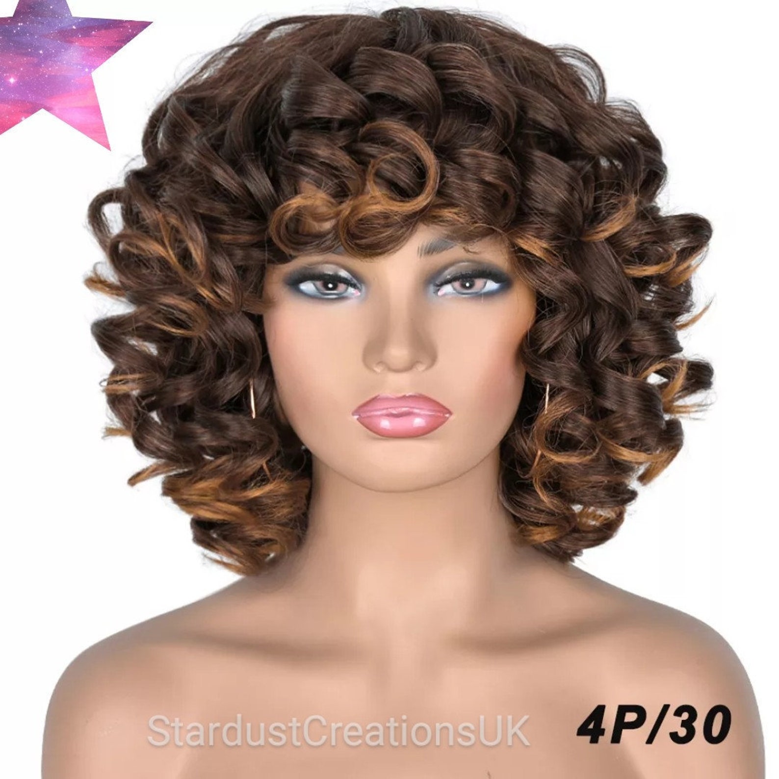 Kinky Curly Wig Jheri Curl Wig Jerry Curl Wig Afro Curly Etsy