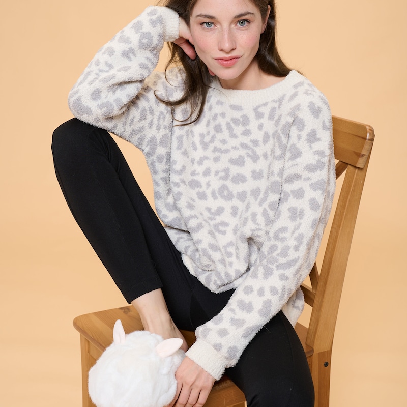 Leopard Sweater - Etsy