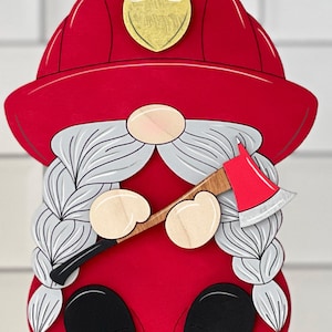 Firefighter Fireman Firewoman Shelf Sitter Glowforge SVG Digital Laser ...