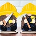 Construction Worker Builder Gnome Shelf Sitter Glowforge SVG Digital ...