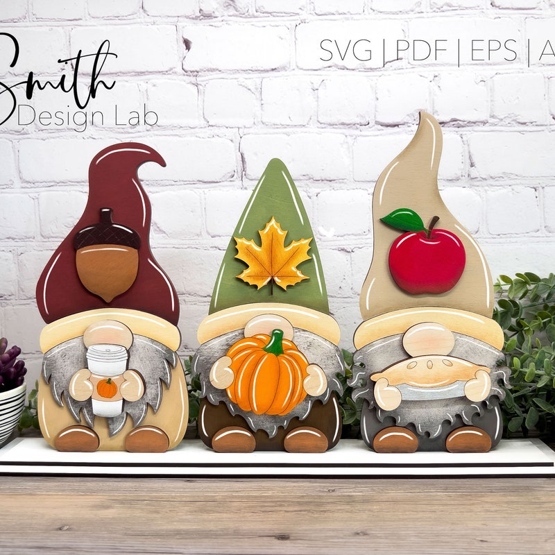 Fall Gnome Svg - Etsy