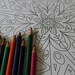 Printable Geometric Mandala Coloring Sheet - Etsy
