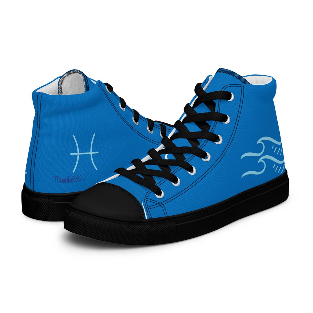 Water Sign Cancer Scorpio Pisces Women’s High Top Canvas Shoes - Etsy