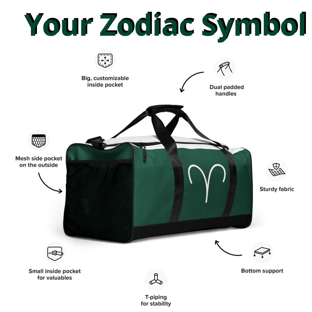 New York Jets Zodiac Duffle Bag: Astrology Travel Gym Bag - Etsy
