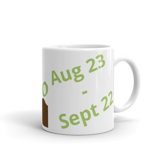 Virgo Peridot Custom Birthday Mug Gift Birthstone - Etsy UK